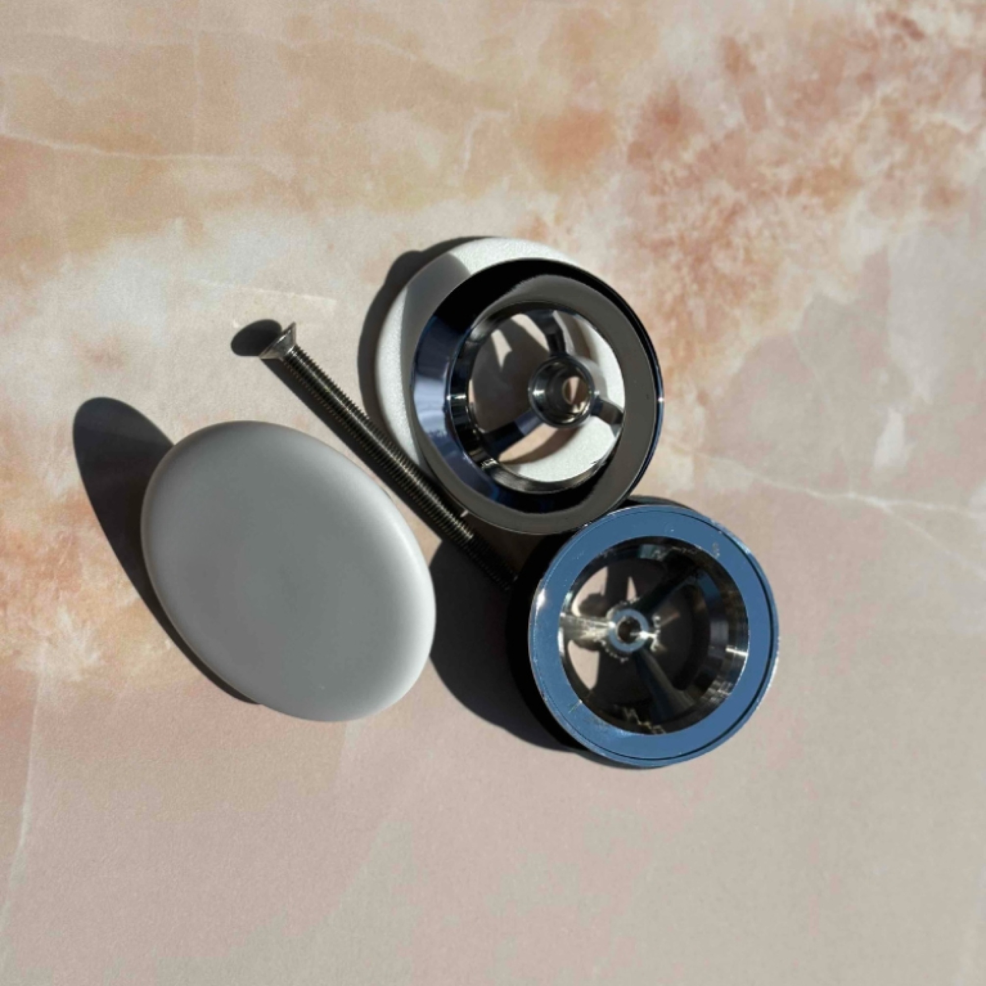 Zero 3 Matt White Click Clack Basin Waste | Sanctuary Bathrooms