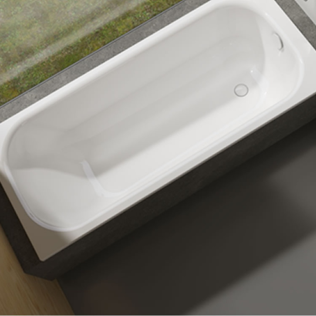 Bette Form 1800mm x 800mm Single-Ended Steel Bath