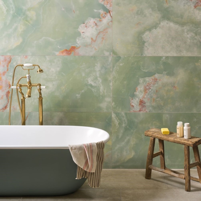 Ca' Pietra California Jade Porcelain Polished Tiles | Sanctuary