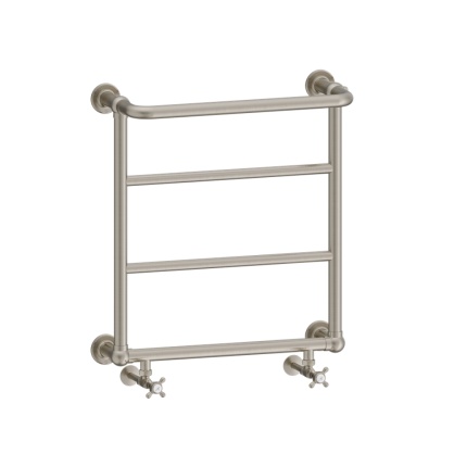 Burlington Cleaver Brushed Nickel Radiator | Sanctuary