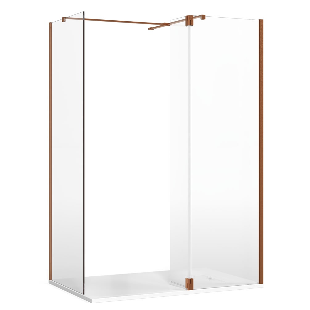 Crosswater Gallery 10 Bronze 1000 Wetroom Screen | Sanctuary Bathrooms
