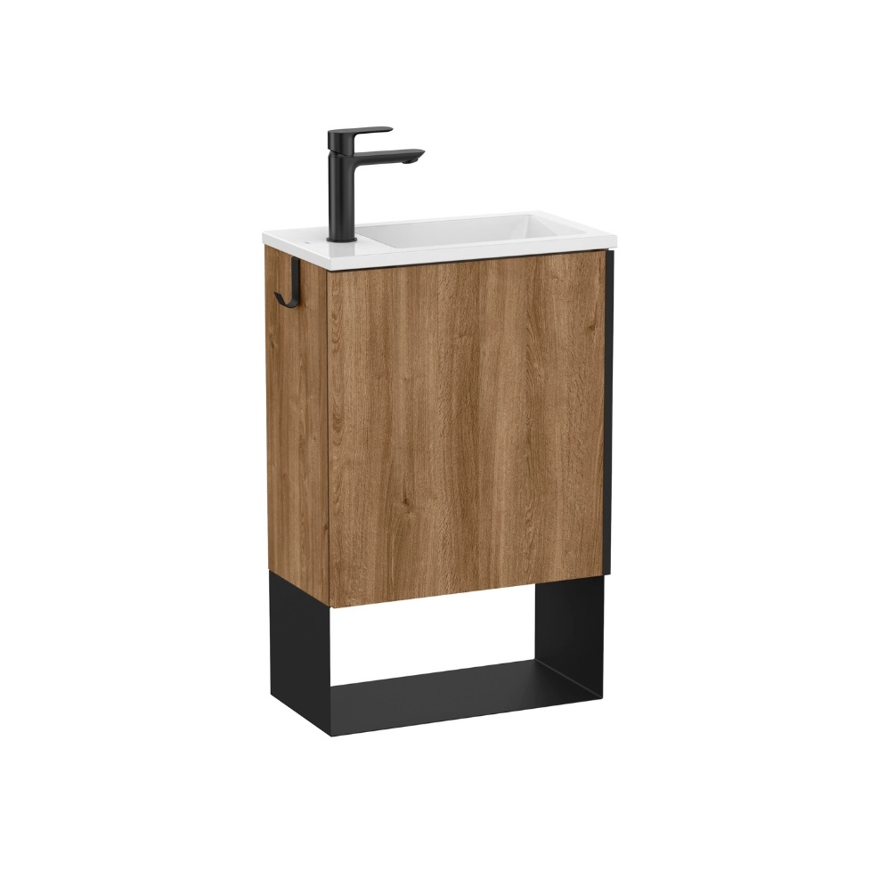 Roca Mini Pro Western Oak Vanity Unit & Basin | Sanctuary