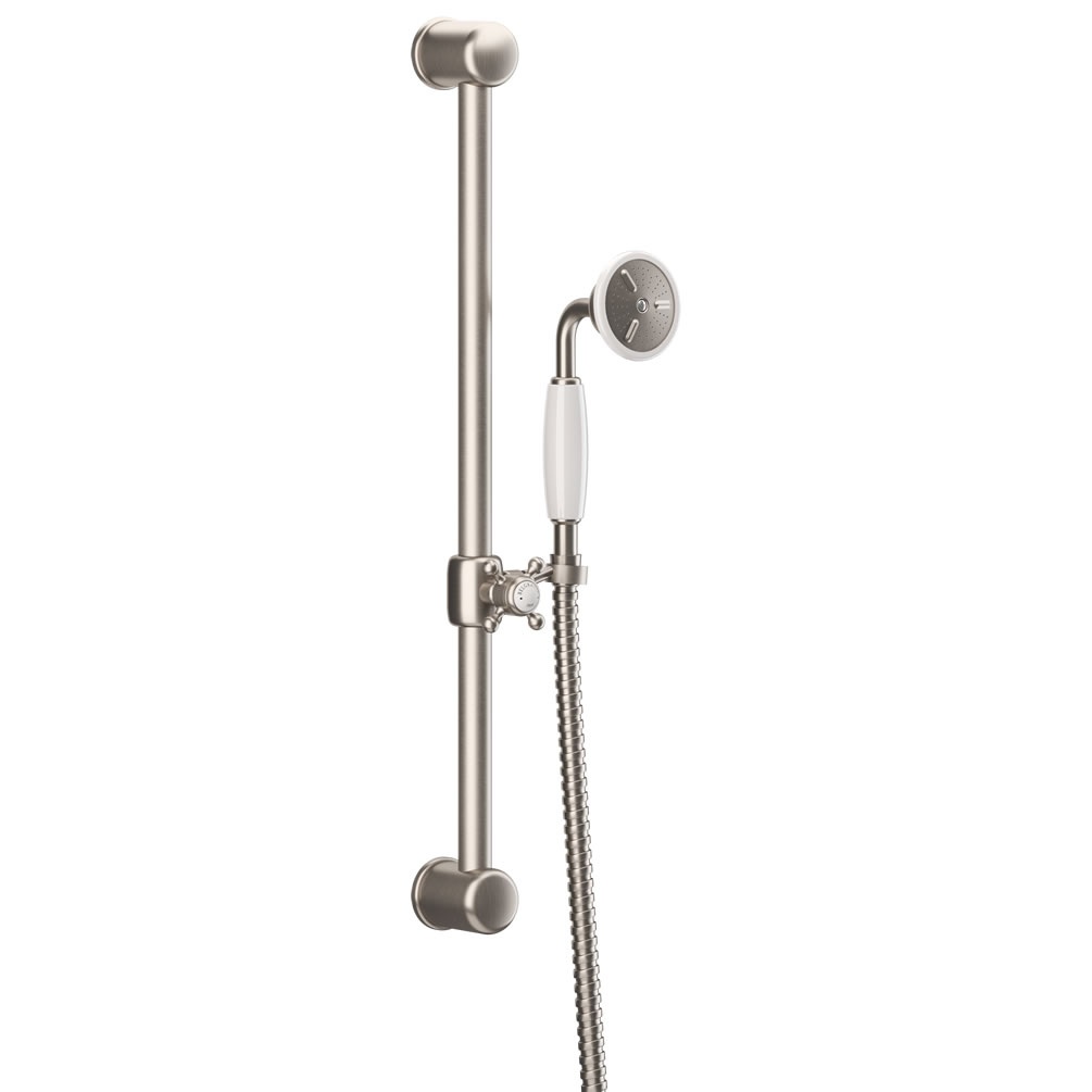 Crosswater Belgravia Nickel Slide Rail Kit | Sanctuary Bathrooms