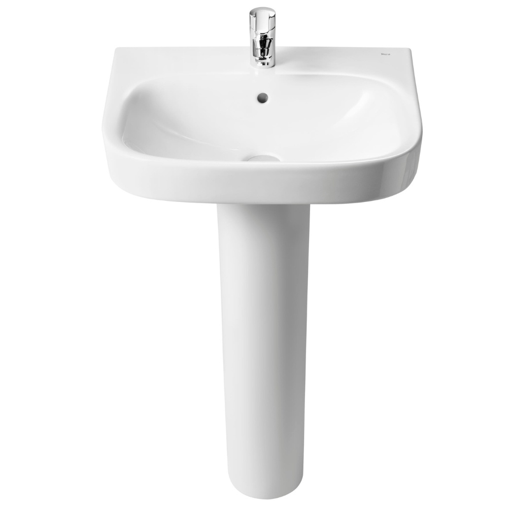 Roca Debba 600mm Basin & Pedestal | Sanctuary Bathrooms