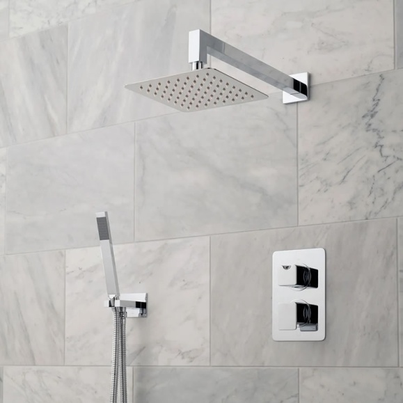 Vado Phase 2 Outlet Thermostatic Shower Set | Sanctuary Bathrooms