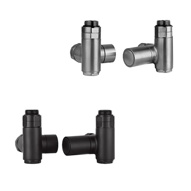 JTP Black Dual Fuel Radiator Valves | Sanctuary Bathrooms