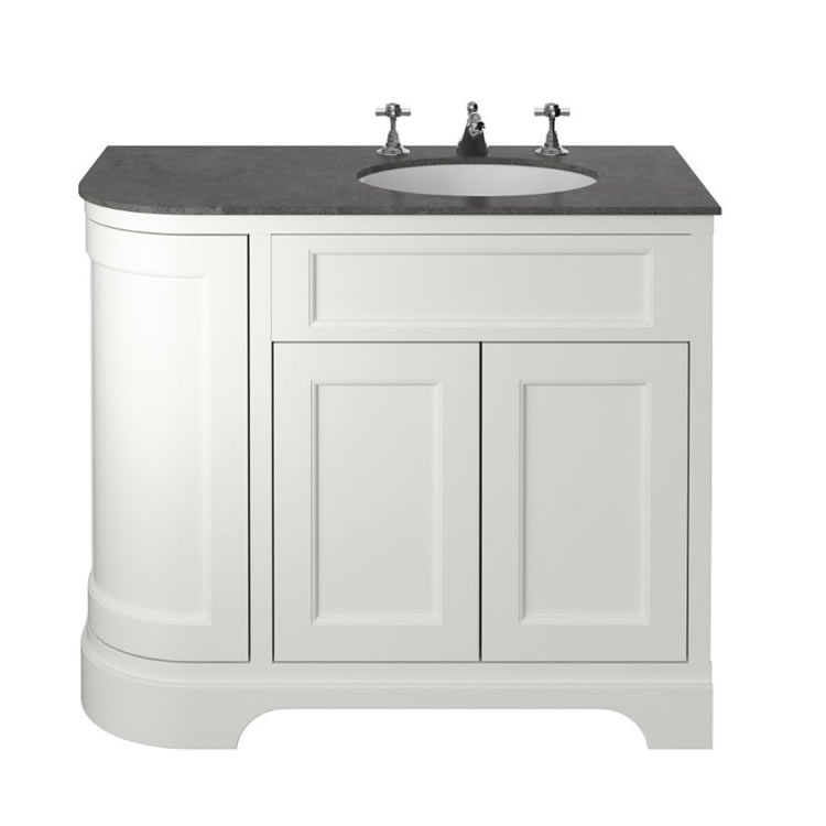 Heritage Wilton 1000mm Chantilly Right Hand Corner Vanity Unit ...