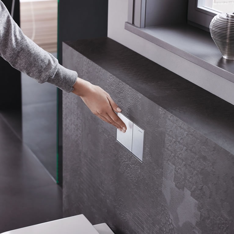 Geberit Omega60 Dual Flush Plate | Sanctuary Bathrooms