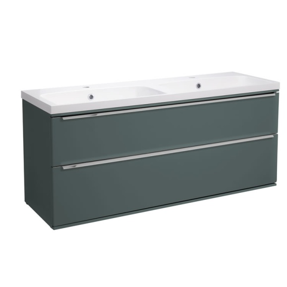 Roper Rhodes Scheme 1200mm Juniper Green Vanity Unit & Basin ...