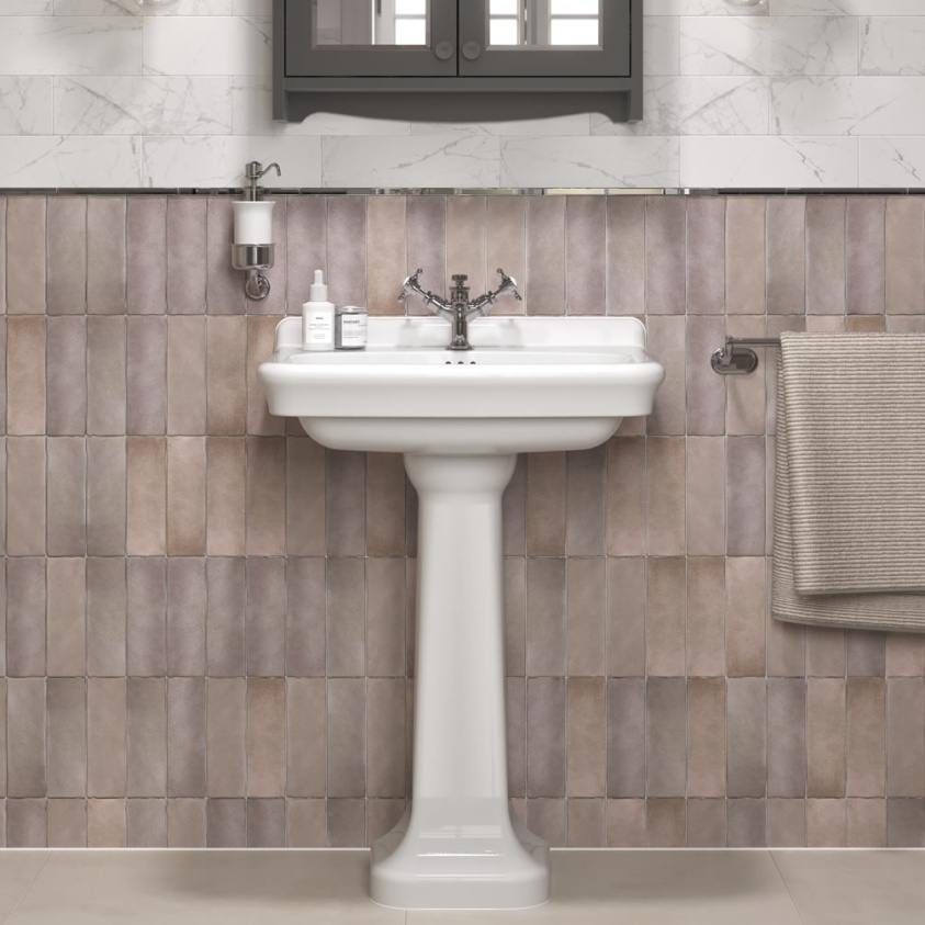 Burlington Guild 560mm Basin & Full Pedestal | Sanctuary