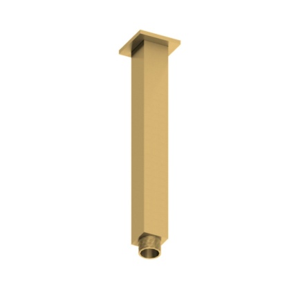 Abacus Emotion Brass Square 250mm Ceiling Shower Arm