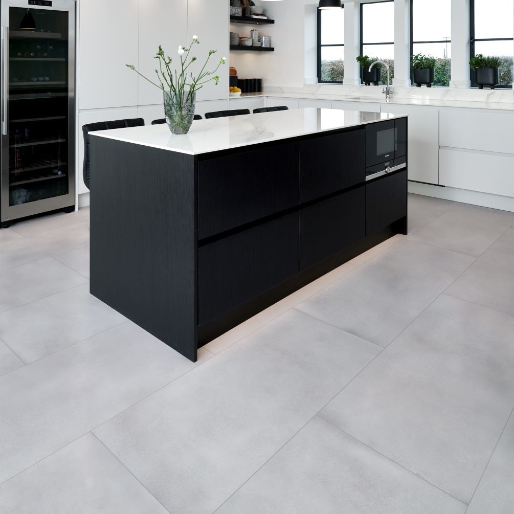 Ca' Pietra Lin Porcelain Ivory Satin Tiles | Sanctuary Bathrooms