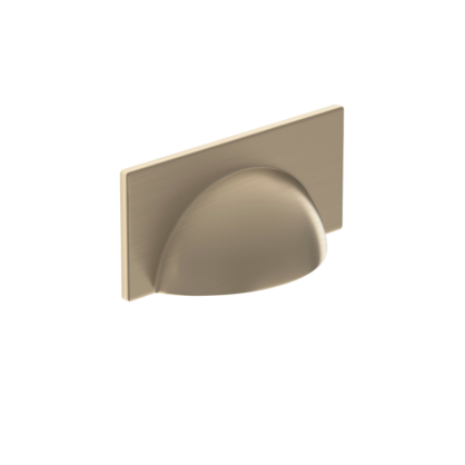 Heritage Brushed Brass Plated Cup Handle - AHBB105 | Sanctuary Bathrooms