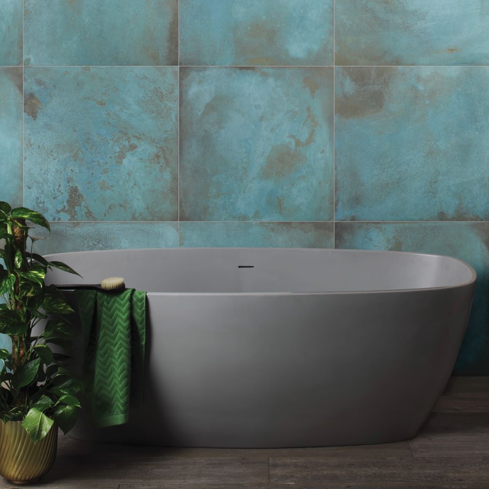 Ca' Pietra Chemistry Verdigris 800mm Porcelain tiles | Sanctuary