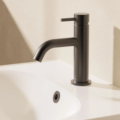 Crosswater MPRO XL Black Basin Tap | Sanctuary Bathrooms