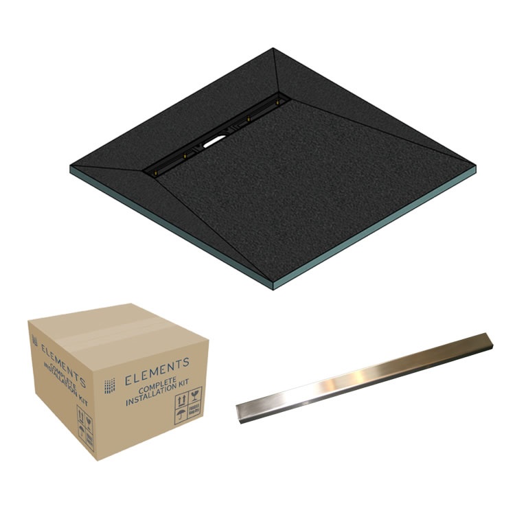 Abacus Elements 900 x 900mm Level Access 30mm Wetroom Tray | Wetrooms ...