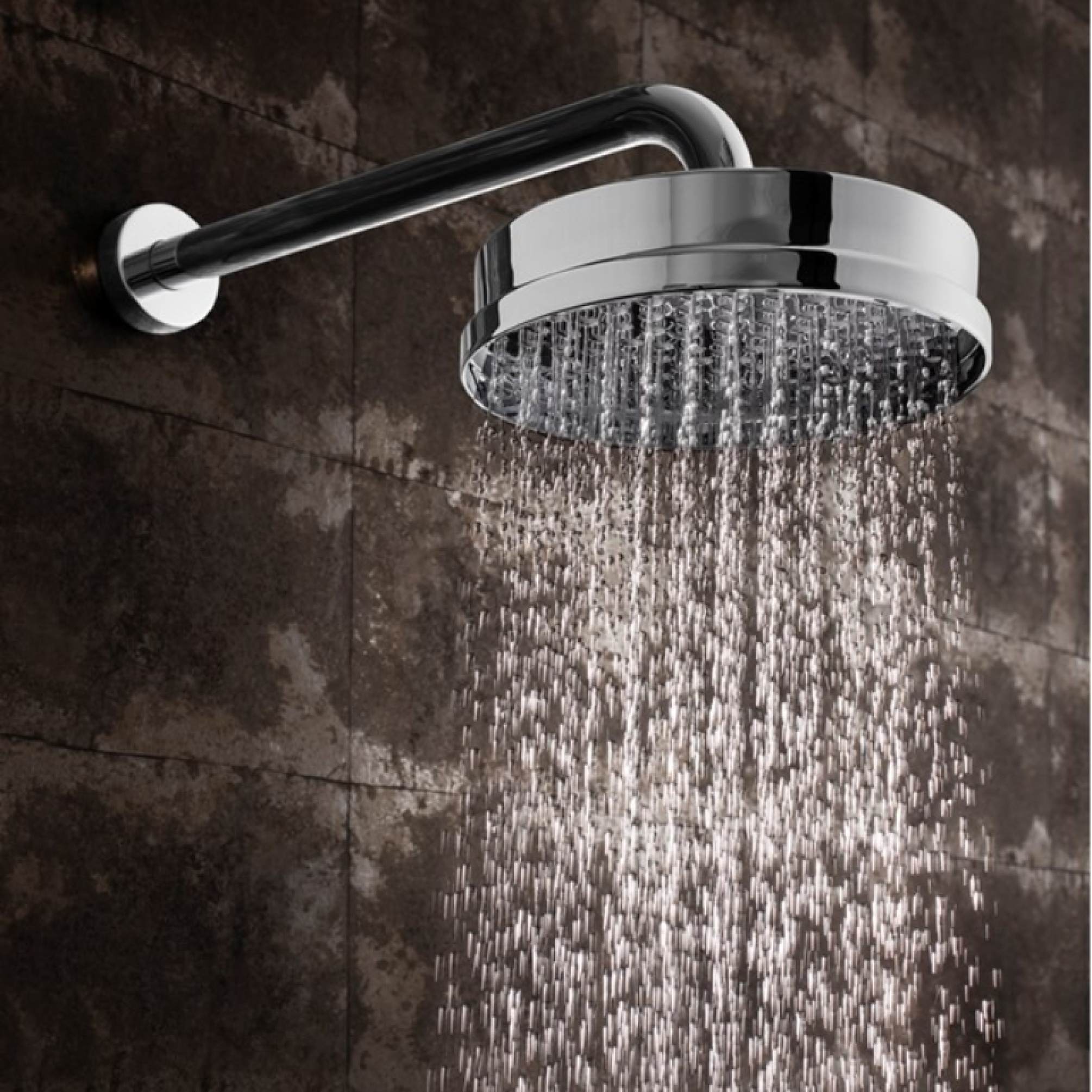 Crosswater MPRO Industrial Chrome 8" Shower Head | Sanctuary Bathrooms
