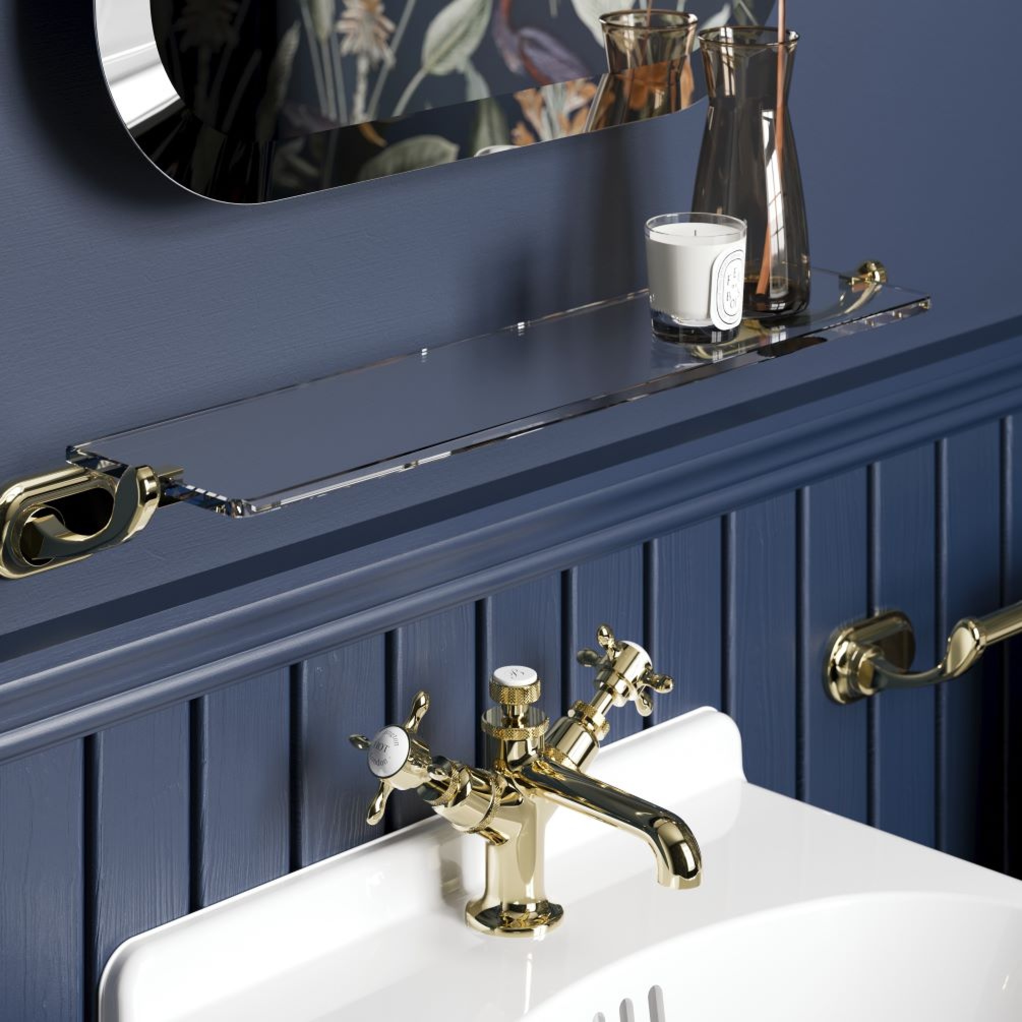 Burlington Guild Gold Basin Mono Tap | Sanctuary Bathrooms