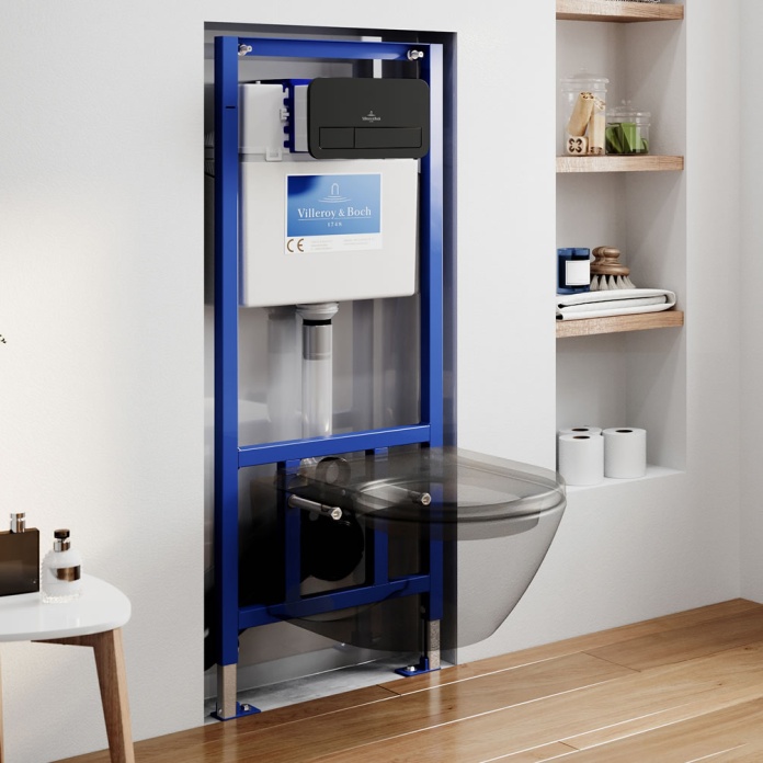 V&B Subway 2.0 Pure Black Wall-Hung WC & Cistern Pack | Sanctuary Bathrooms