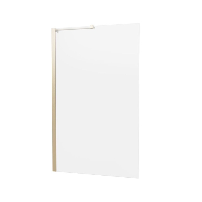 Crosswater Clear 6 Brass Fixed Bath Screen | Sanctuary