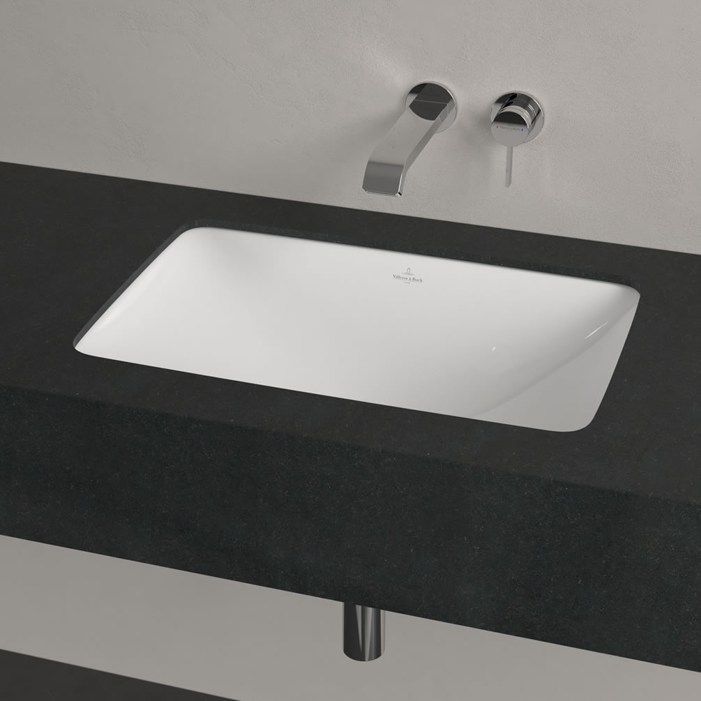 V&B Loop 540 White Alpin Inset Basin | Sanctuary Bathrooms