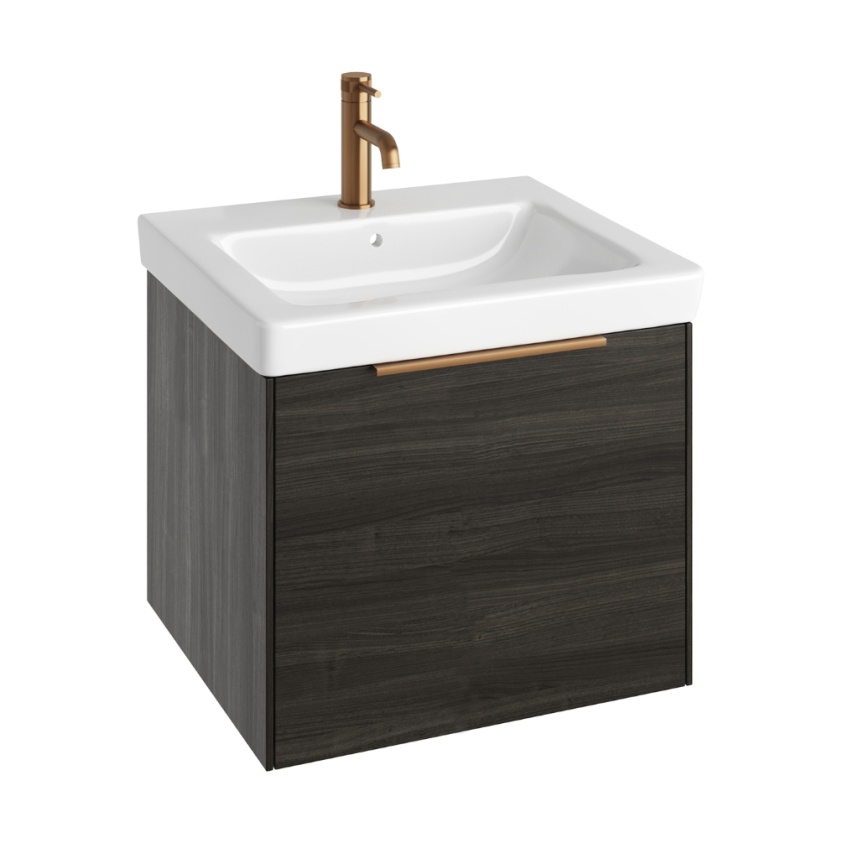 Abacus Concept Simple S3 Lava 600mm Basin & Vanity Unit