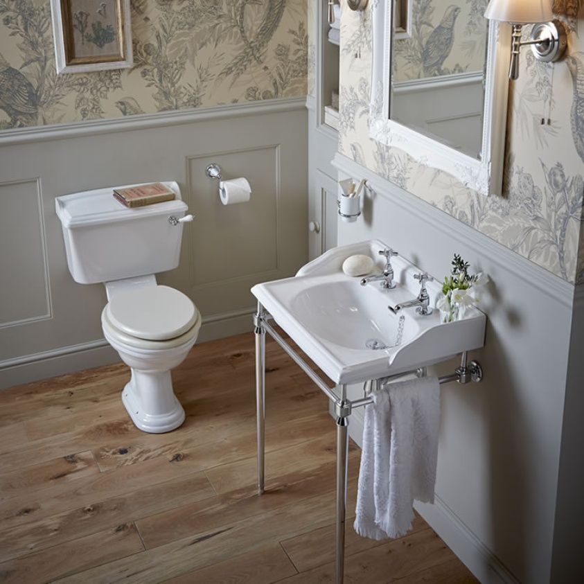 Heritage Dorchester Basin Washstand & Close Coupled WC Set