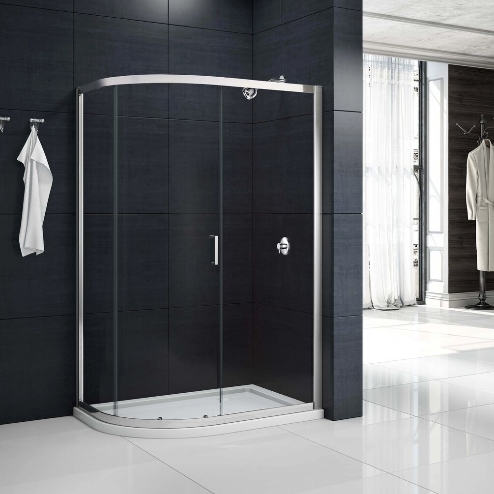 Merlyn Mbox 1000x800 Chrome Offset Quadrant | Sanctuary Bathrooms