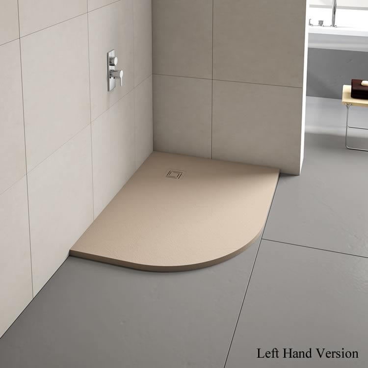 Merlyn Truestone Sandstone 1000 x 800mm Quadrant Shower Tray ...