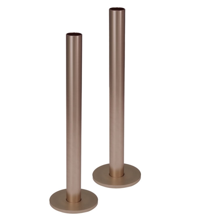JTP Brushed Bronze Radiator Valve Pipes & Flanges - 21PFBRZ | Sanctuary ...