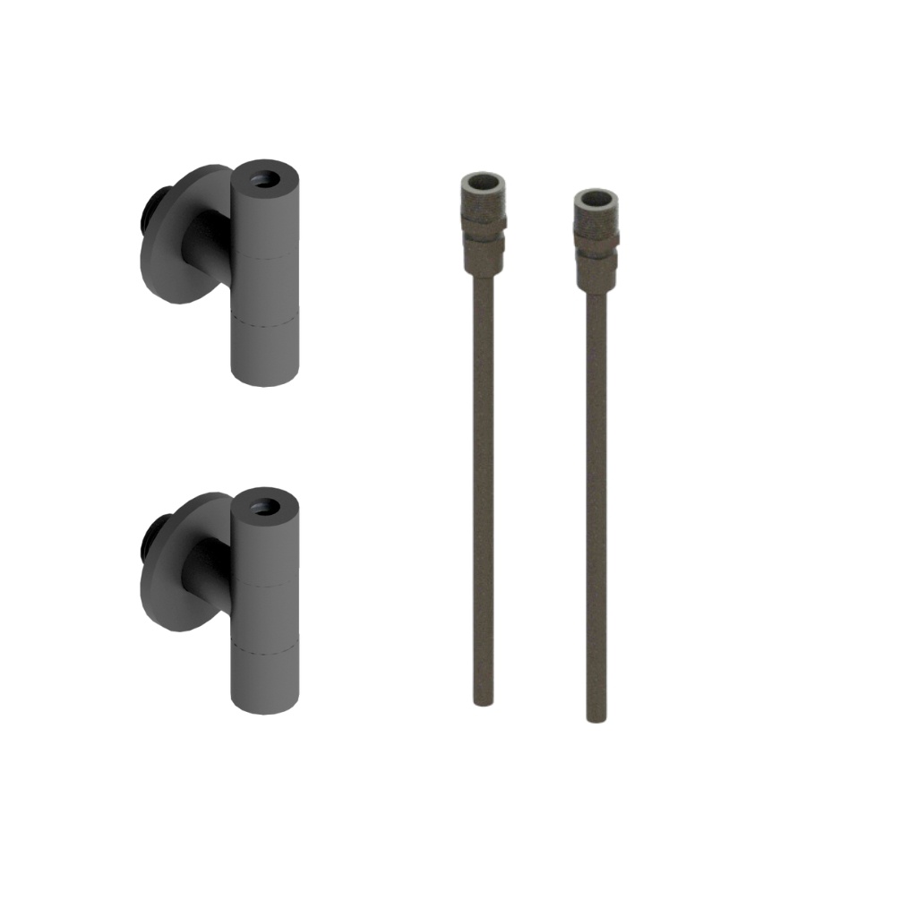 Abacus Anthracite Basin Isolation Valve Kit | Sanctuary Bathrooms