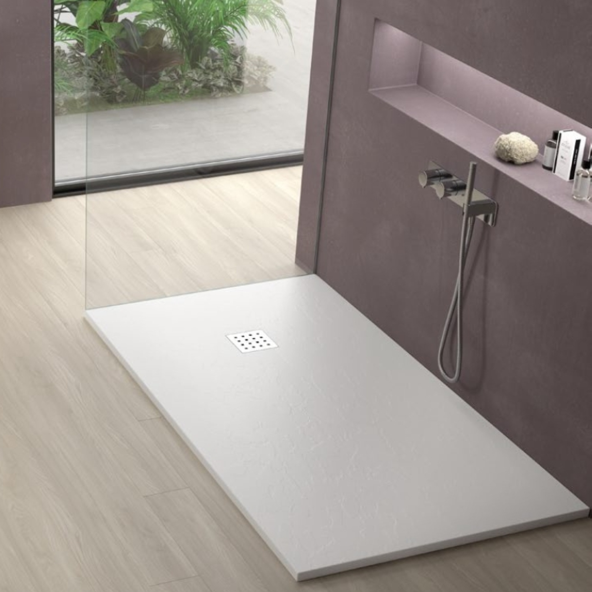 Sommer Essenza White Slate 2000 x 1000 Tray | Sanctuary