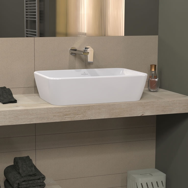 V&B Architectura Rectangular Countertop Basin | Sanctuary Bathrooms