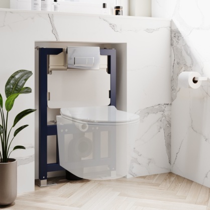 Abacus Mounted 980mm WC Frame & Dual Flush Cistern