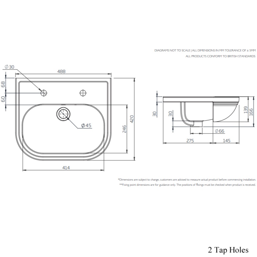 Tavistock Lansdown Semi Countertop Basin | Sanctuary Bathrooms