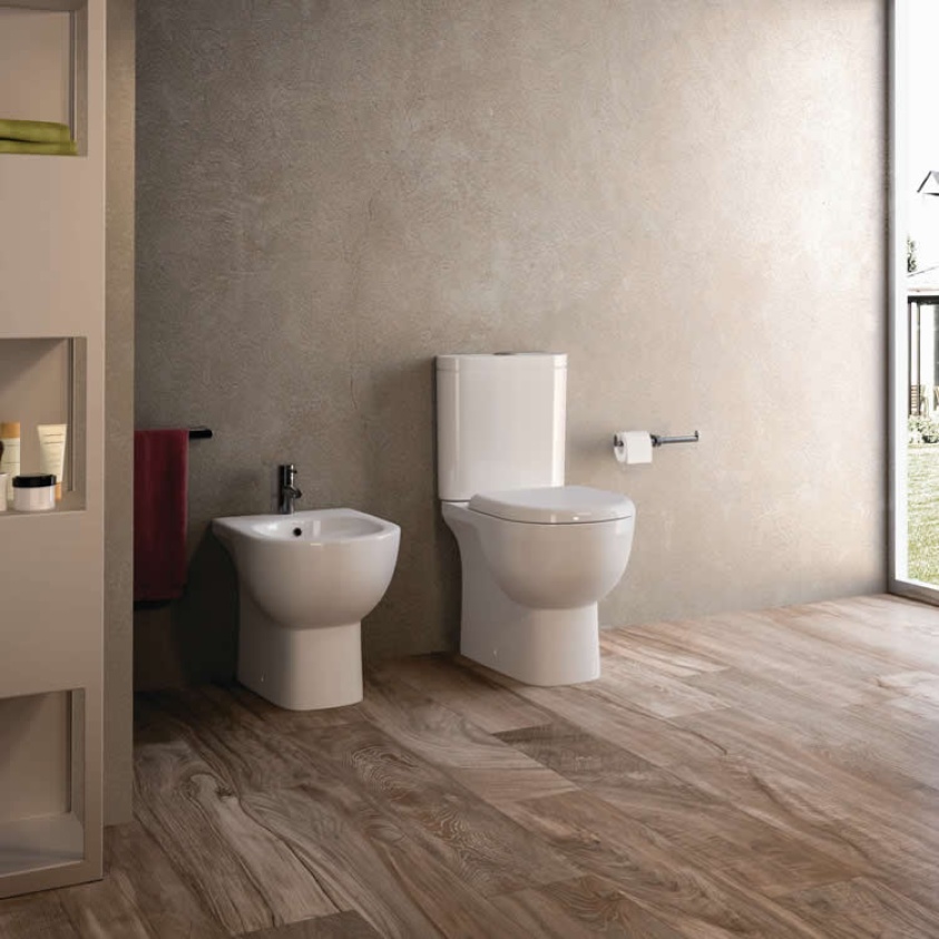 Rak Tonique Close Coupled WC w/ Soft Close Seat | Sanctuary Bathrooms