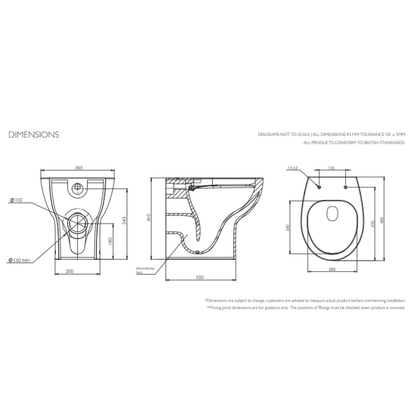 Tavistock Loft Rimless Back To Wall Toilet | Sanctuary Bathrooms