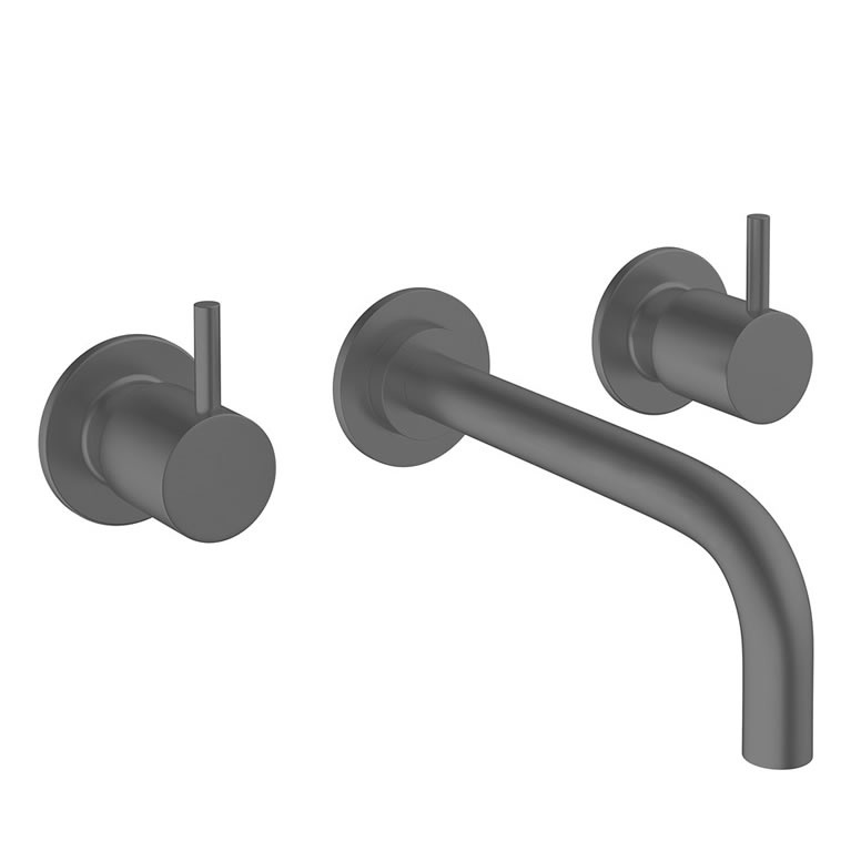 Crosswater MPRO Slate Wall Mounted Basin 3 Hole Set - PRO130WNT ...