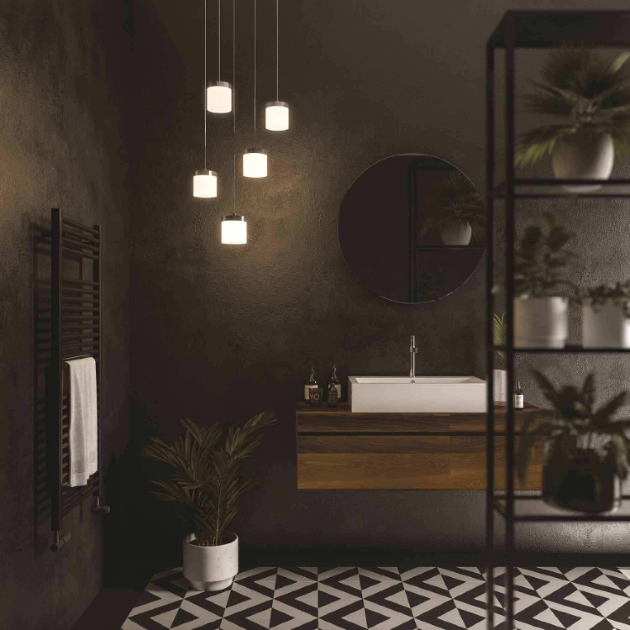 hib. Peak LED Pendant Light | Sanctuary Bathroom