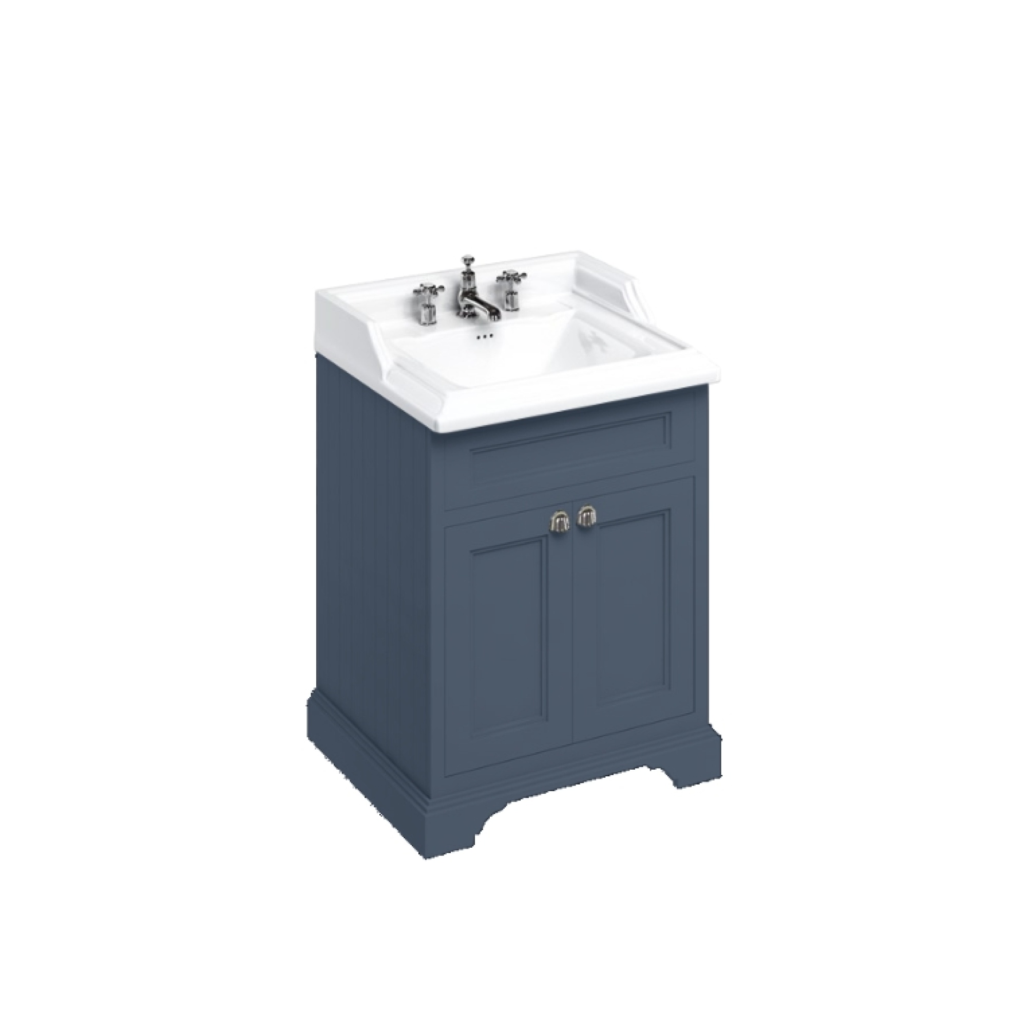 Burlington Classic 650 Basin & Blue Standing Unit Doors