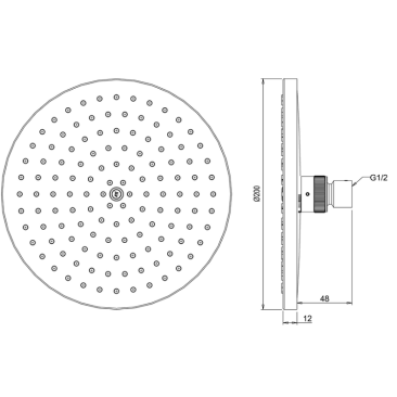 Crosswater Kai 3 Way Valve, Rainfall Shower, Handset & Filler Set ...