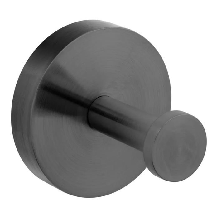 Vado Individual Spa Black Robe Hook | Sanctuary Bathrooms