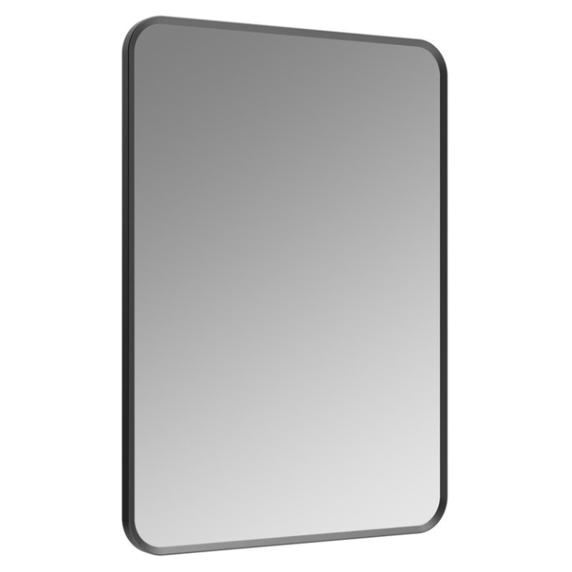 Apex Matt Black 600 x 800 Rectangle Mirror | Sanctuary