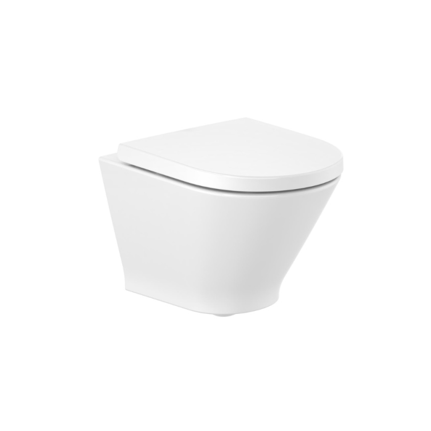Roca The Gap Round Wall Hung Compact Toilet | Sanctuary