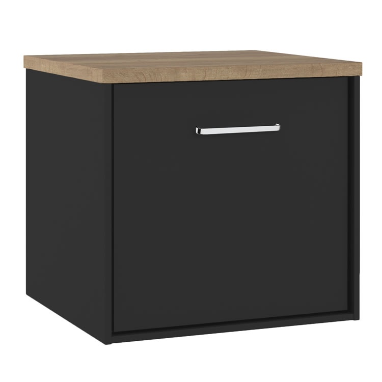 Crosswater Infinity 500 Matt Black Vanity Unit | Sanctuary Bathrooms
