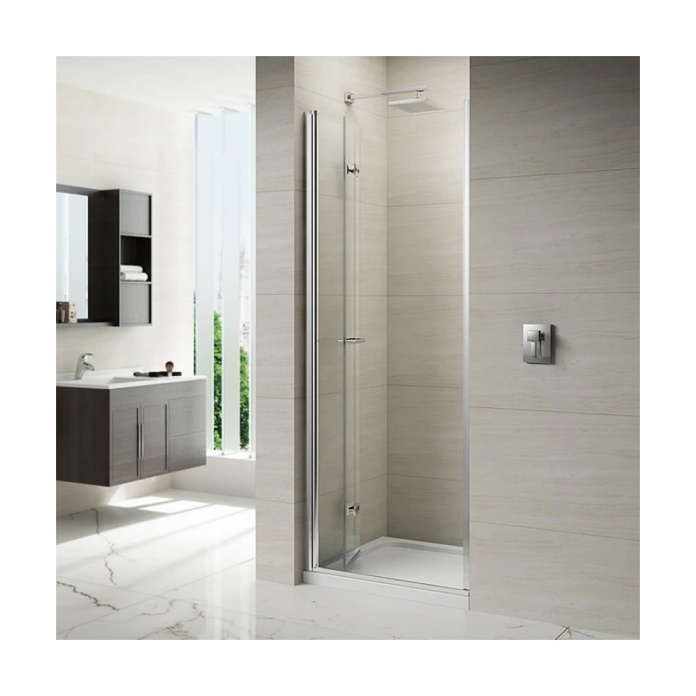 Merlyn 8 Series Frameless 800 Bifold Door | Sanctuary Bathrooms