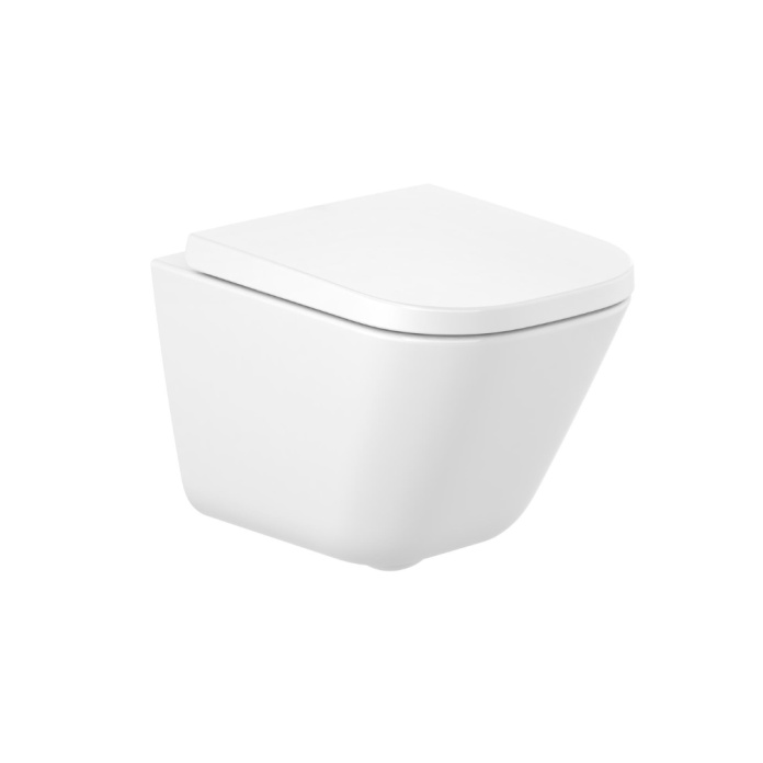 Roca The Gap Square Wall Hung Compact Toilet | Sanctuary