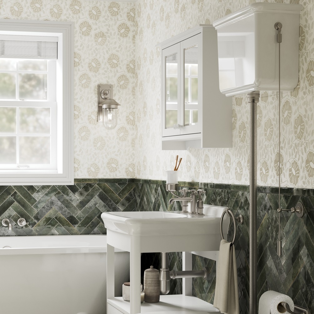 Burlington Guild Varley White Wall Mirrored Cabinet | Sanctuary