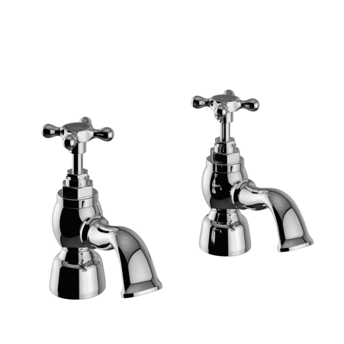 Heritage Trinity Bath Pillar Taps - TTRCC01