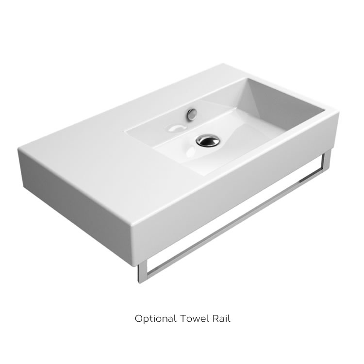 GSI Kube X 80 Wall Hung Basin | Sanctuary Bathrooms